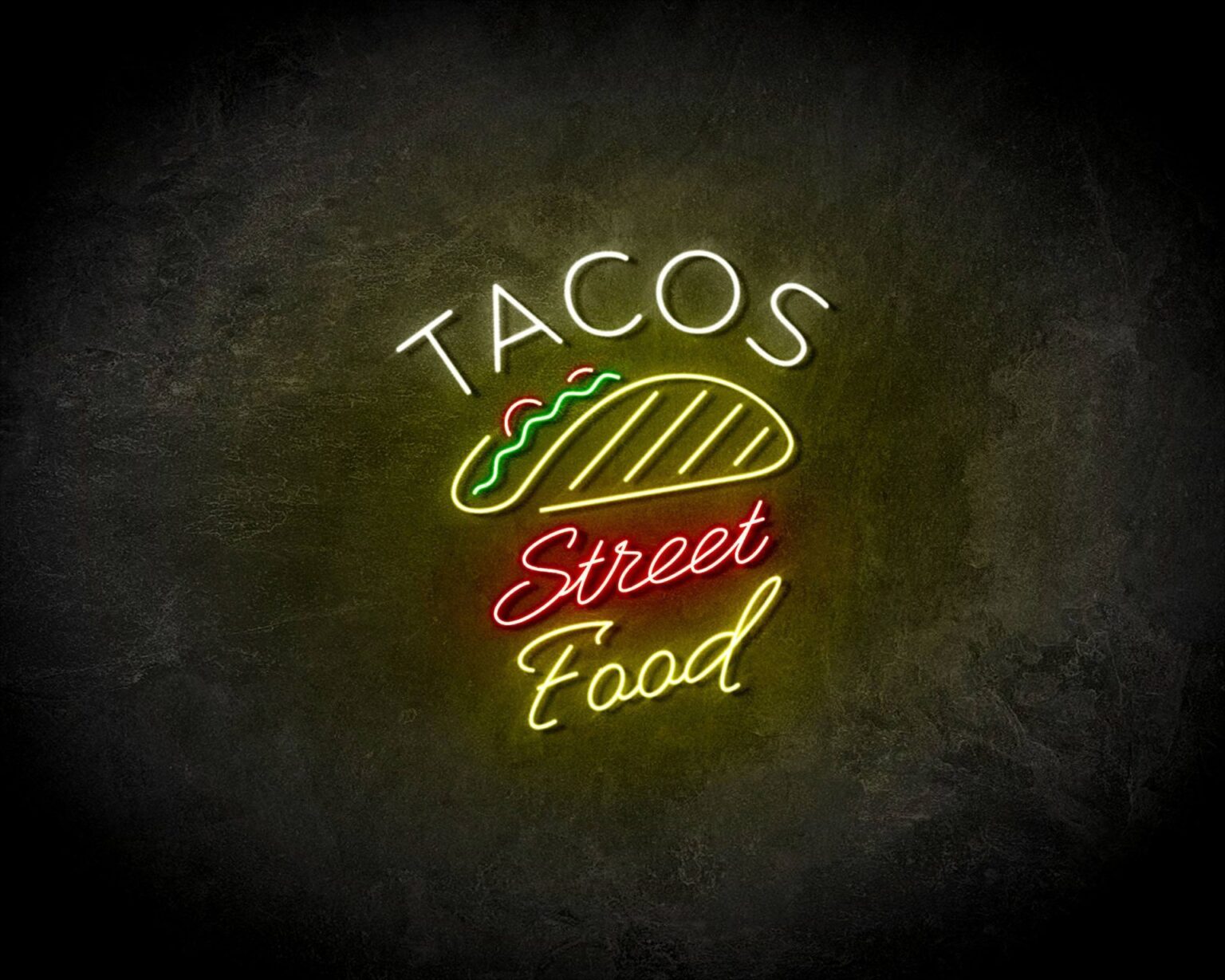 LED Neon Sign Tacos Street Food - Neon Company - COM